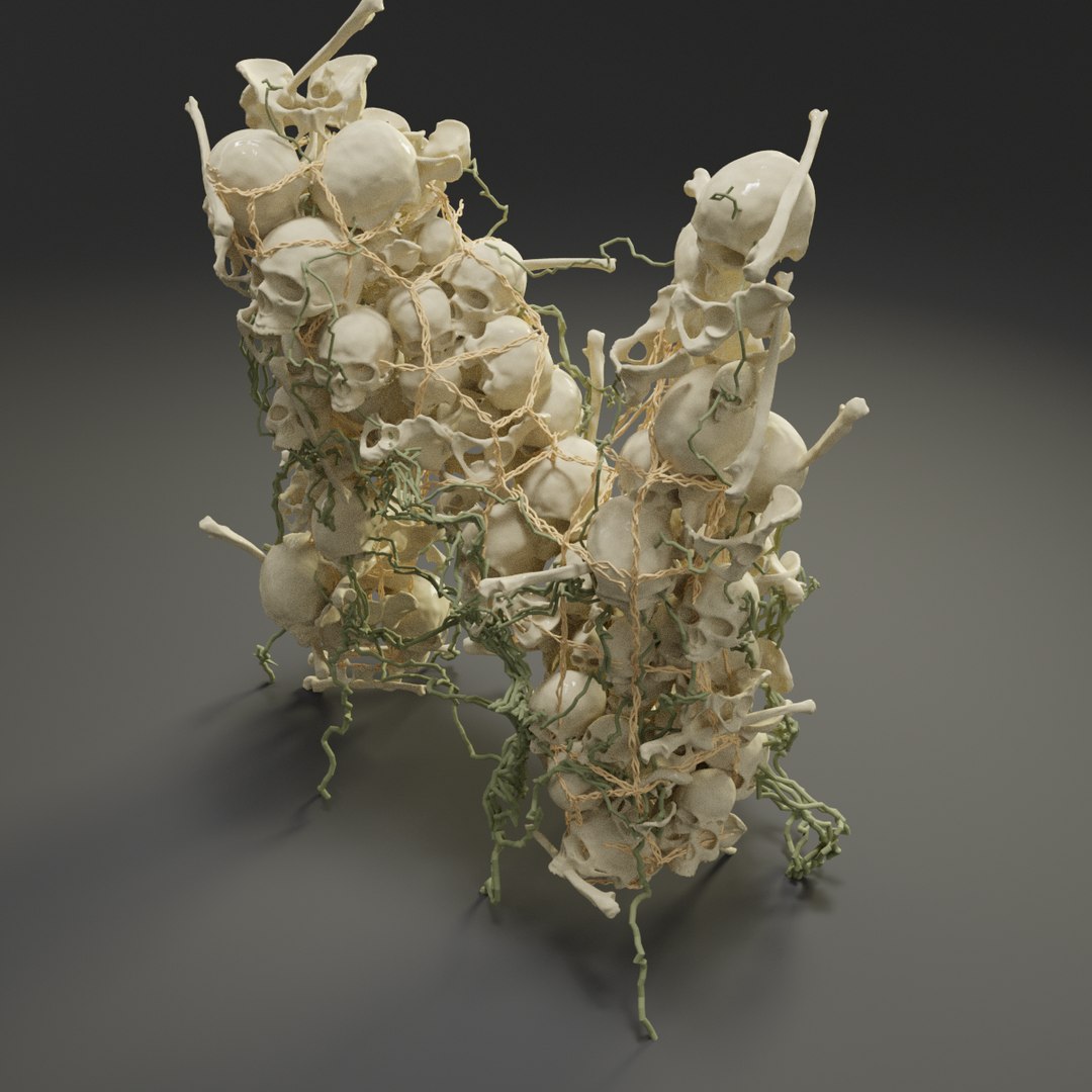 Letter n bones skeleton 3D - TurboSquid 1546208