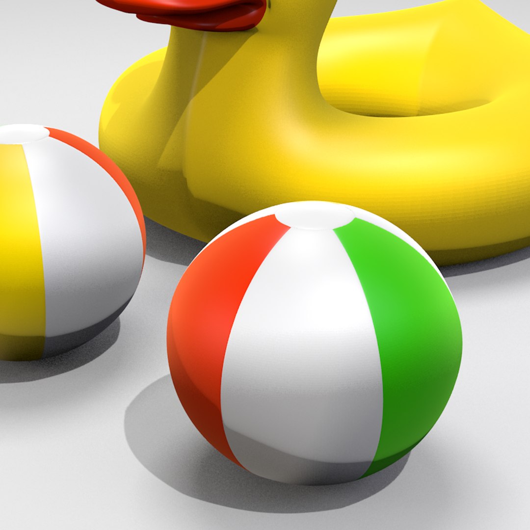 duck float 3d model