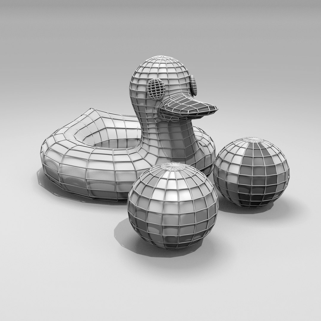 duck float 3d model