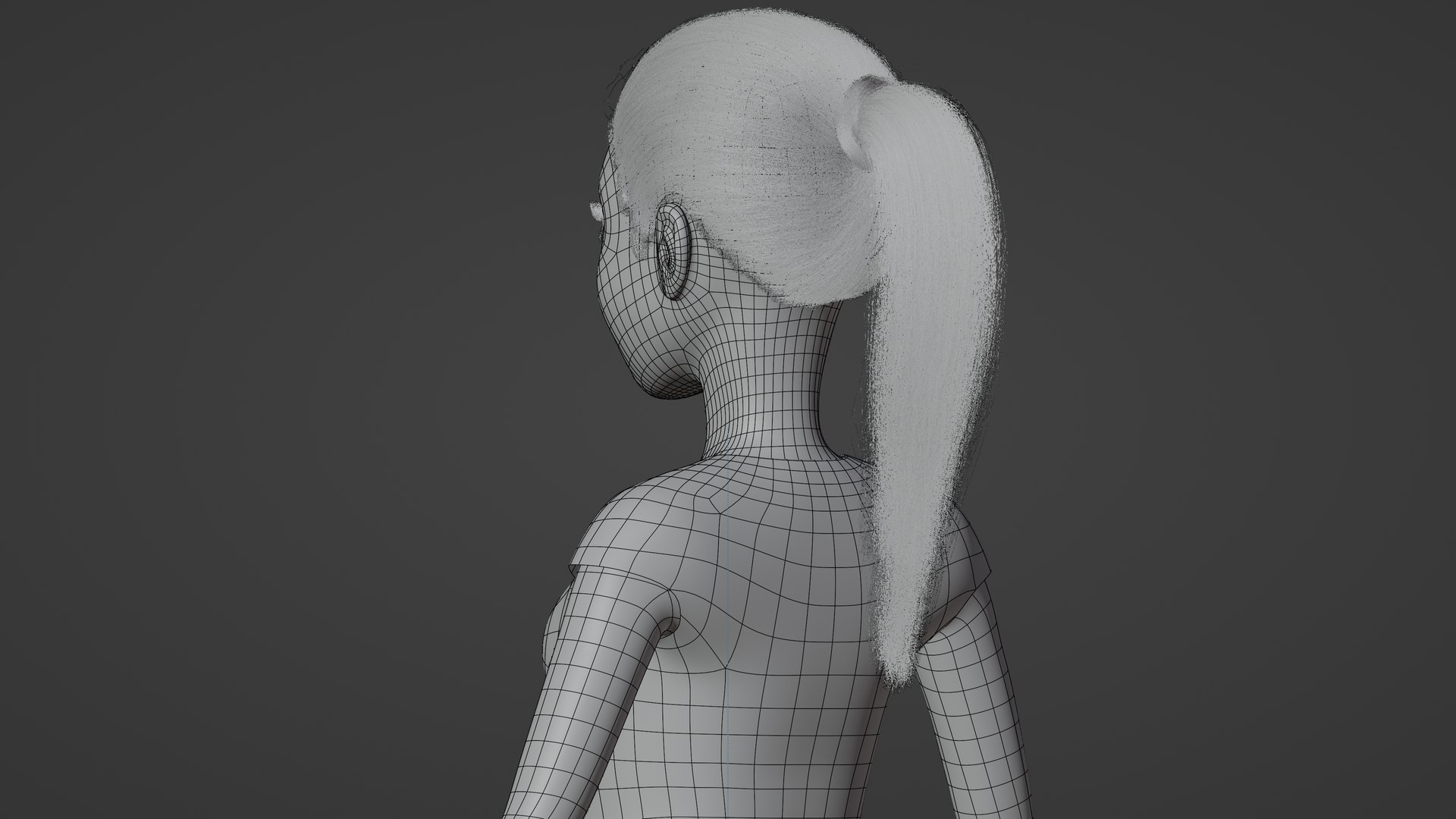 Rigged Cartoon White Woman Ivy 3D model - TurboSquid 2097582