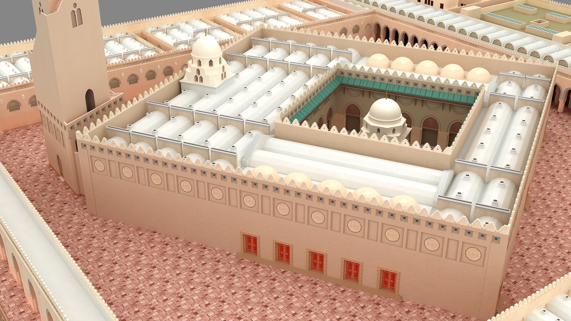 3D Dhul Hulaifah Miqat Mosque Medina Saudi Arabia - TurboSquid 2373946
