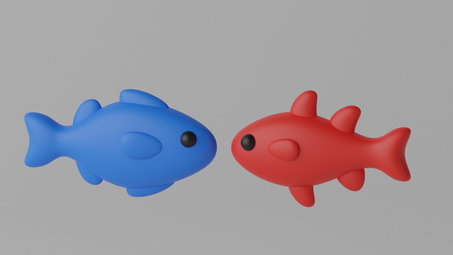 3D Cartoon Cute Fish Model - TurboSquid 2110199
