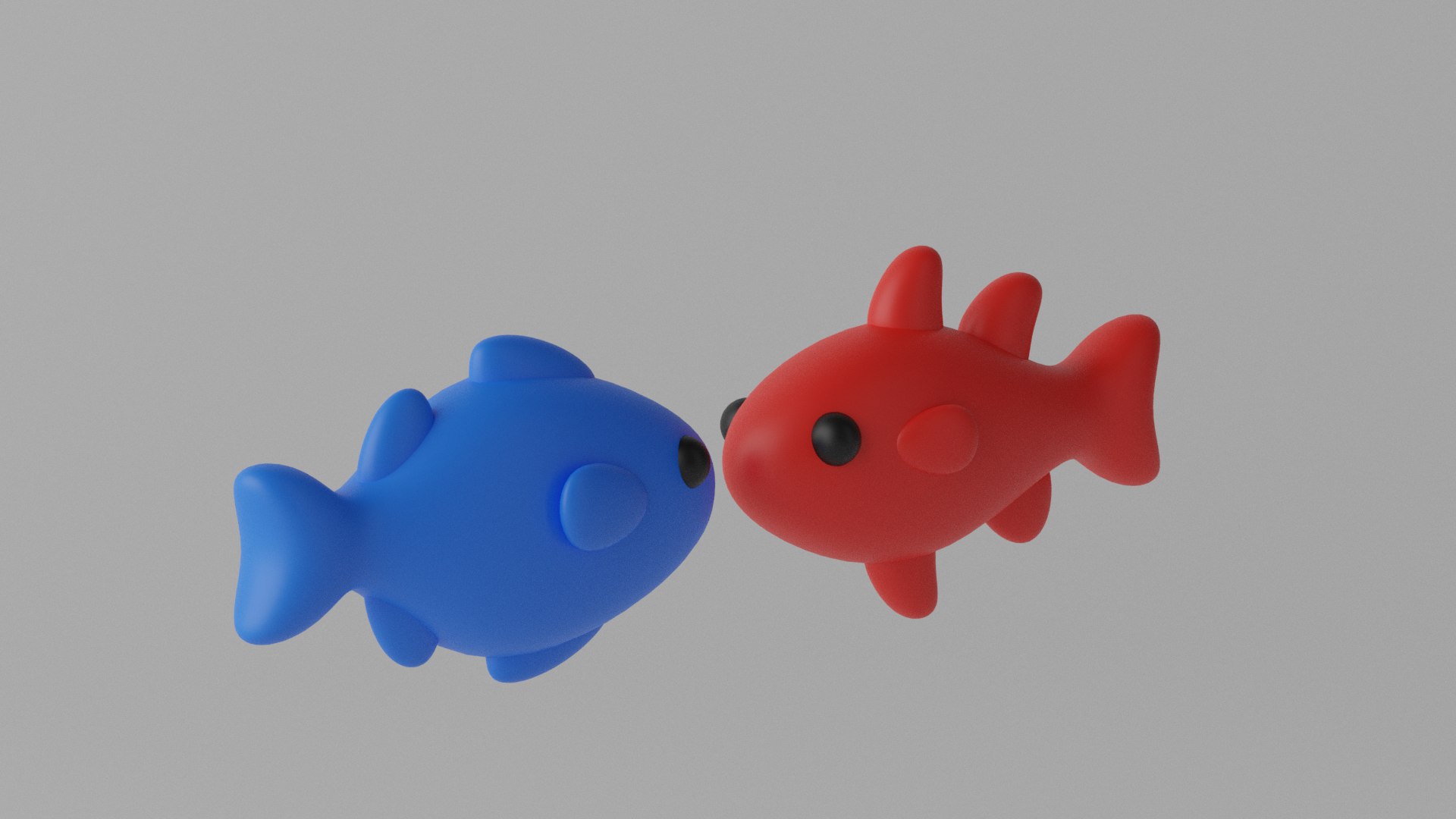 3D Cartoon Cute Fish Model - TurboSquid 2110199