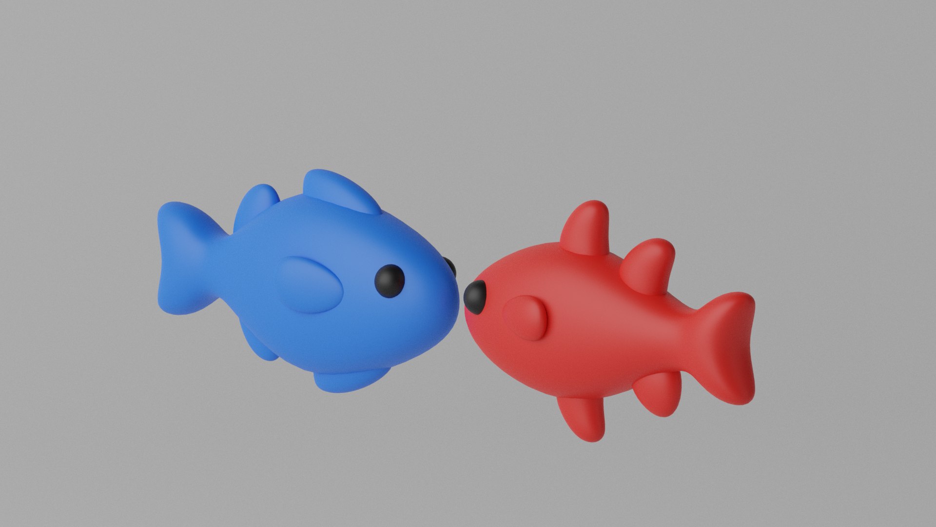 3D Cartoon Cute Fish Model - TurboSquid 2110199