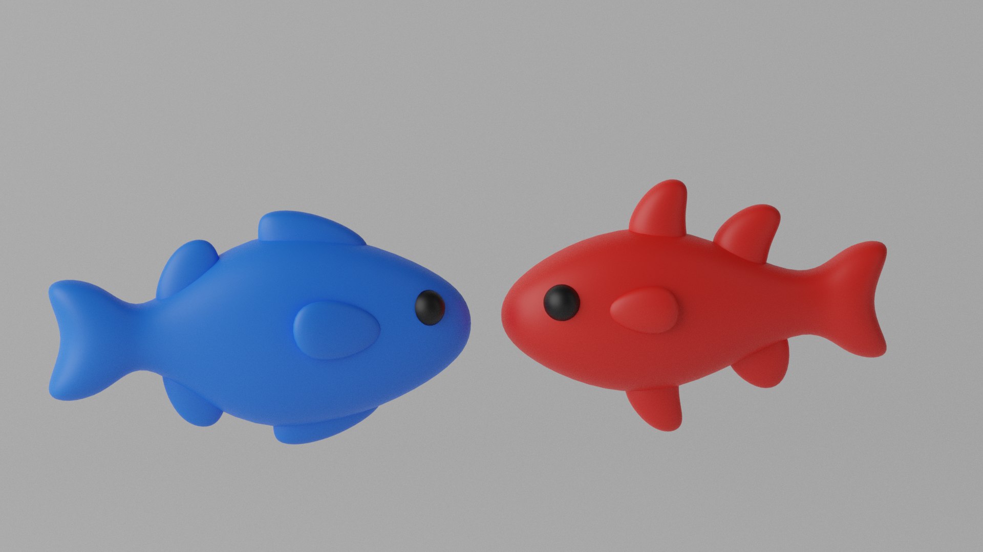 3D Cartoon Cute Fish Model - TurboSquid 2110199