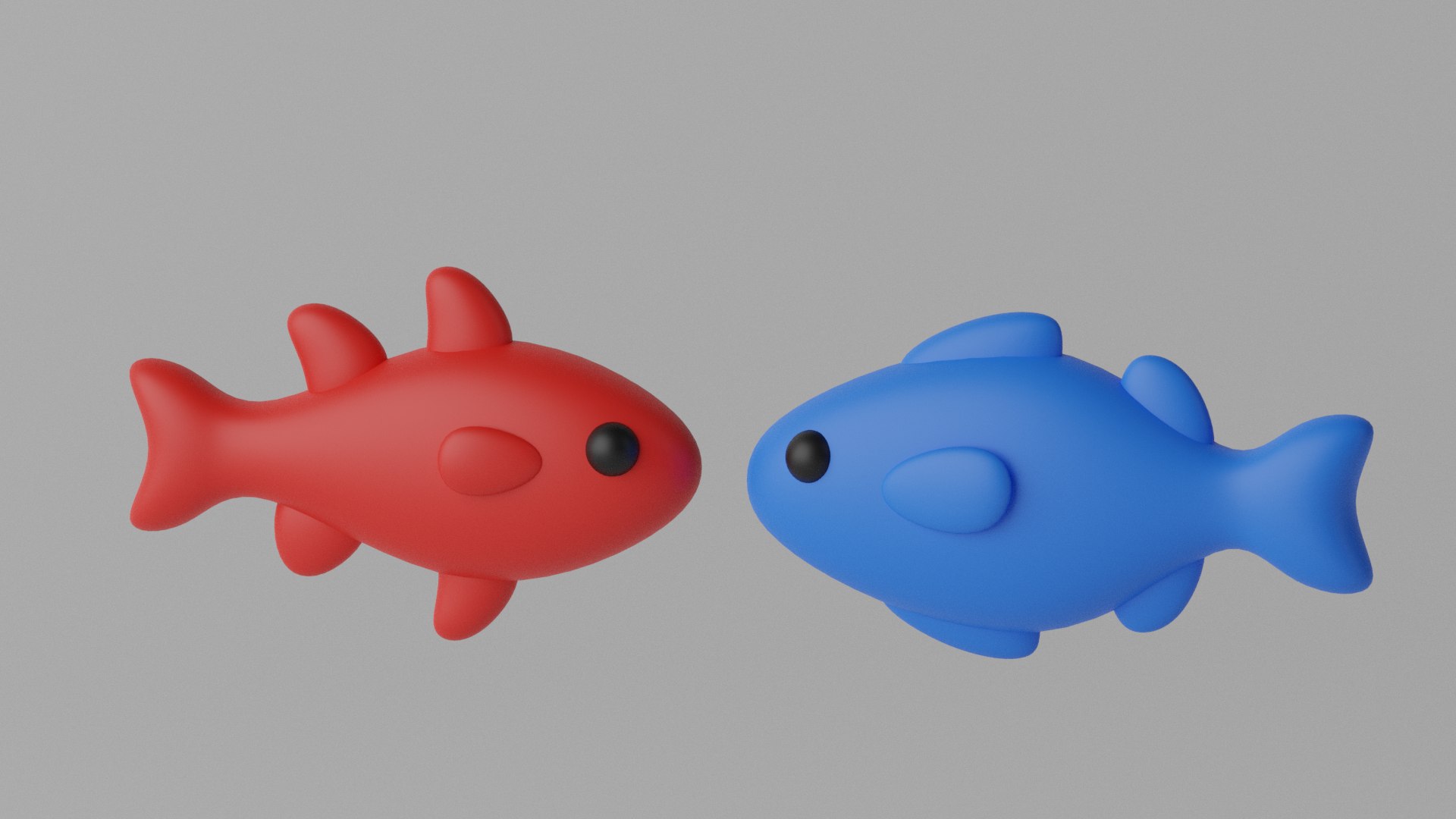 3D Cartoon Cute Fish Model - TurboSquid 2110199