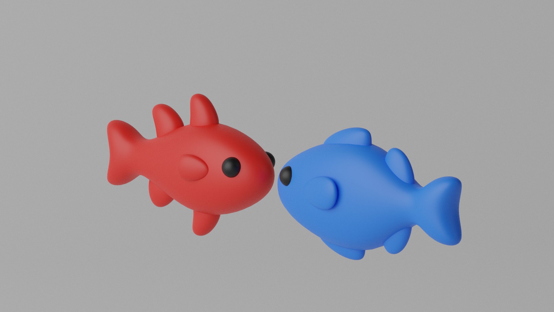3D Cartoon Cute Fish Model - TurboSquid 2110199