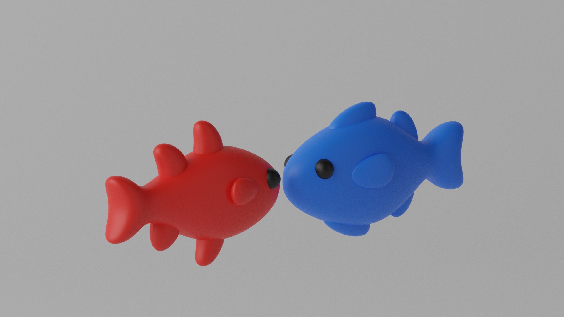 3D Cartoon Cute Fish Model - TurboSquid 2110199