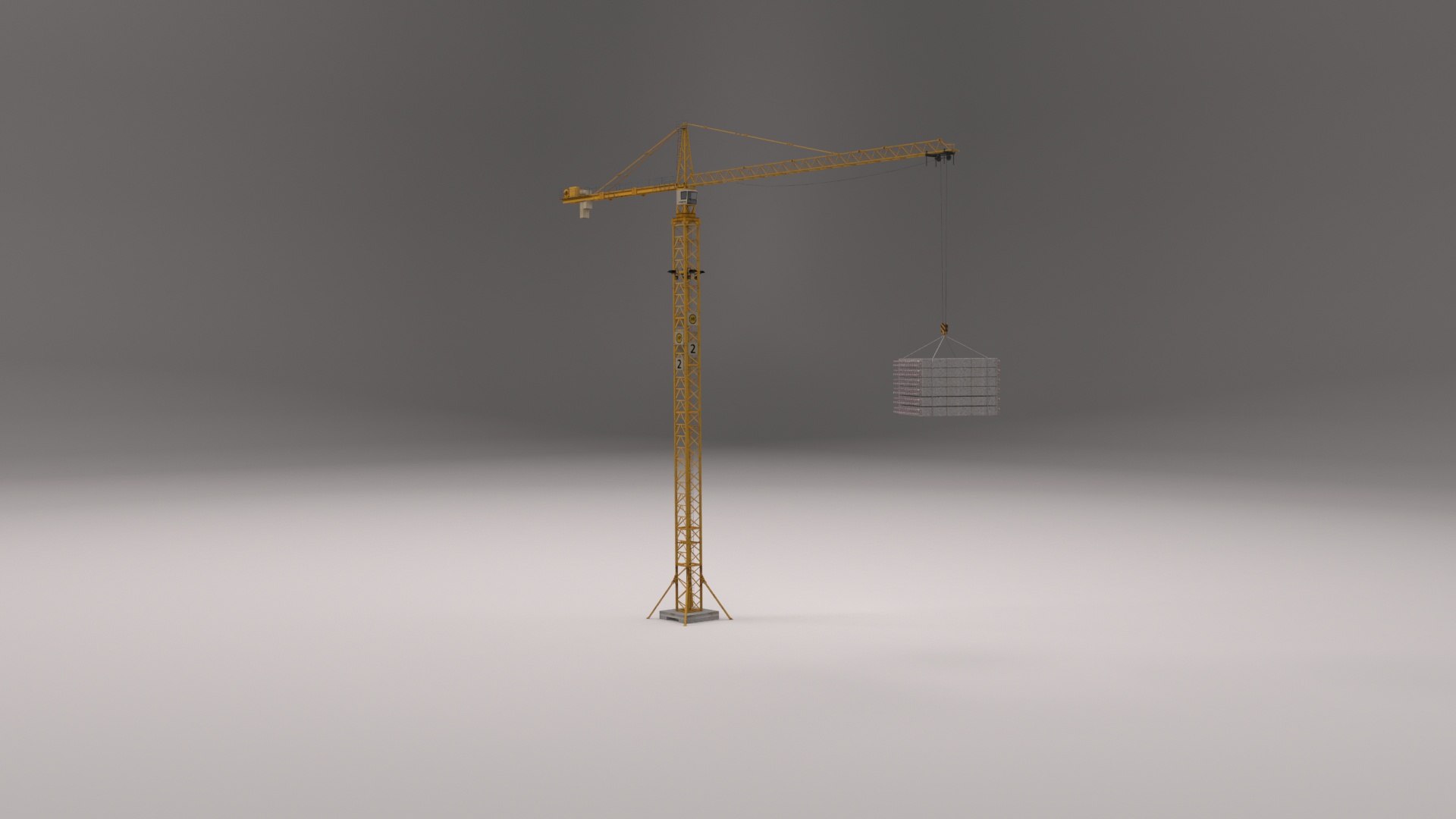 Tower Crane 3D Model - TurboSquid 2032724
