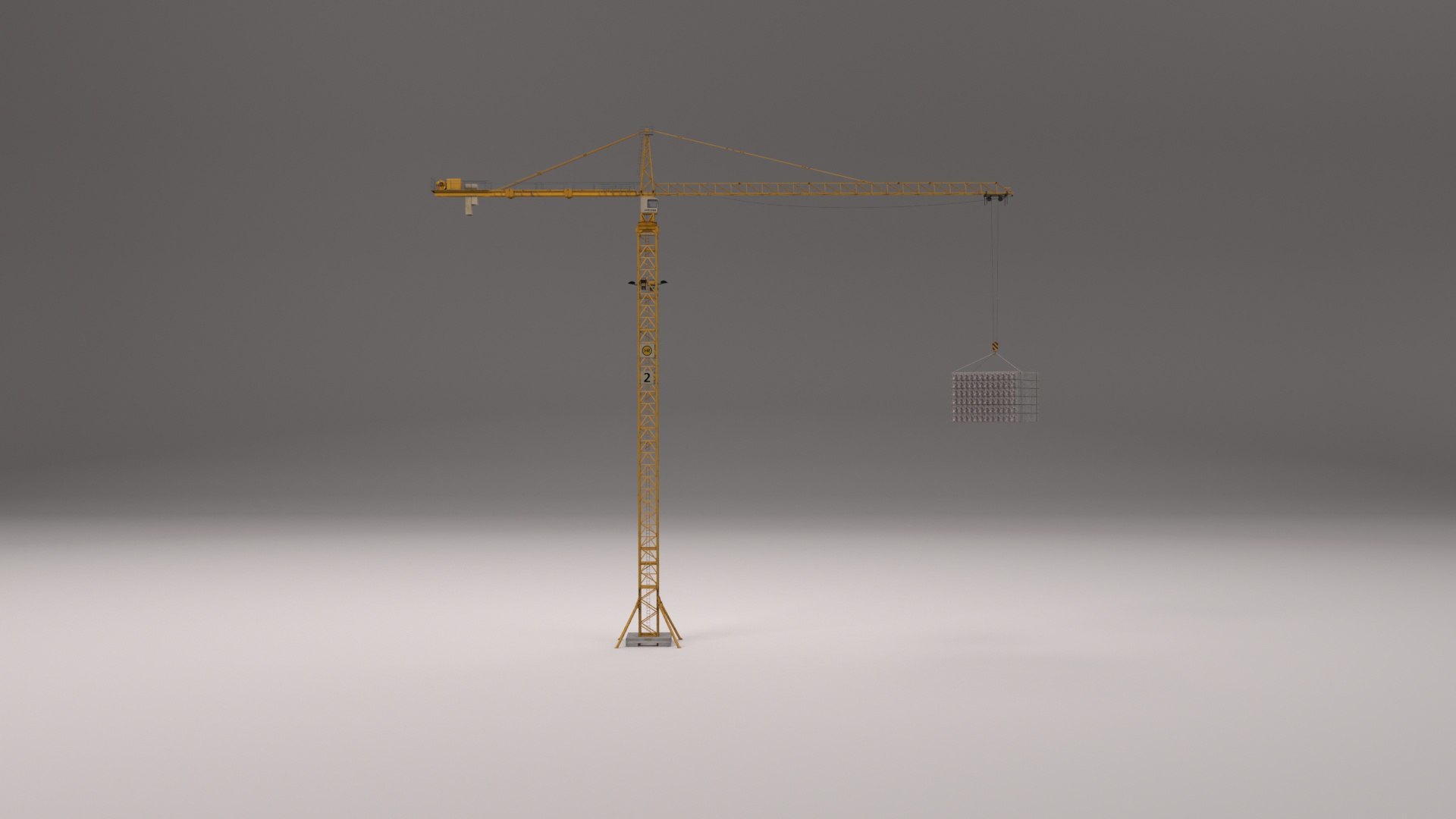 Tower Crane 3D Model - TurboSquid 2032724