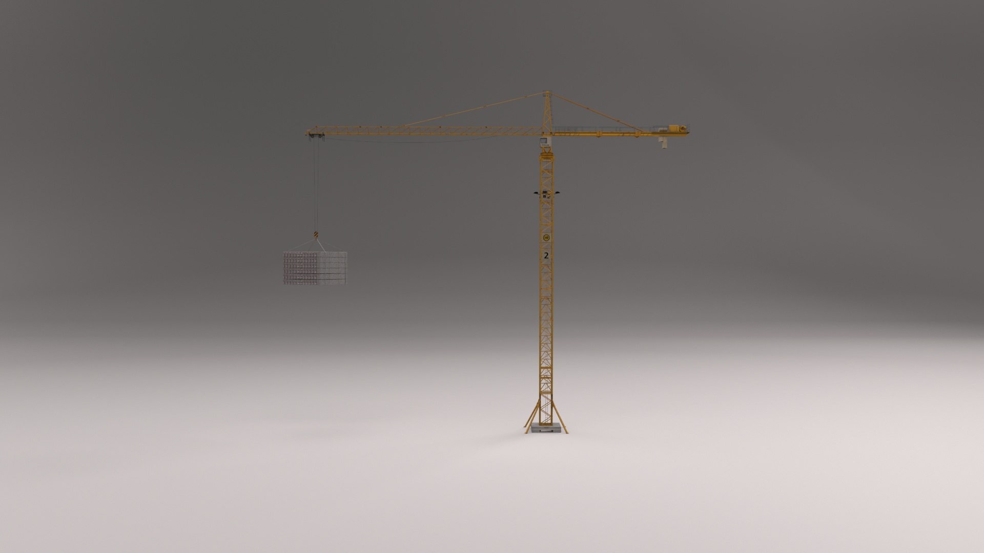 Tower Crane 3D Model - TurboSquid 2032724
