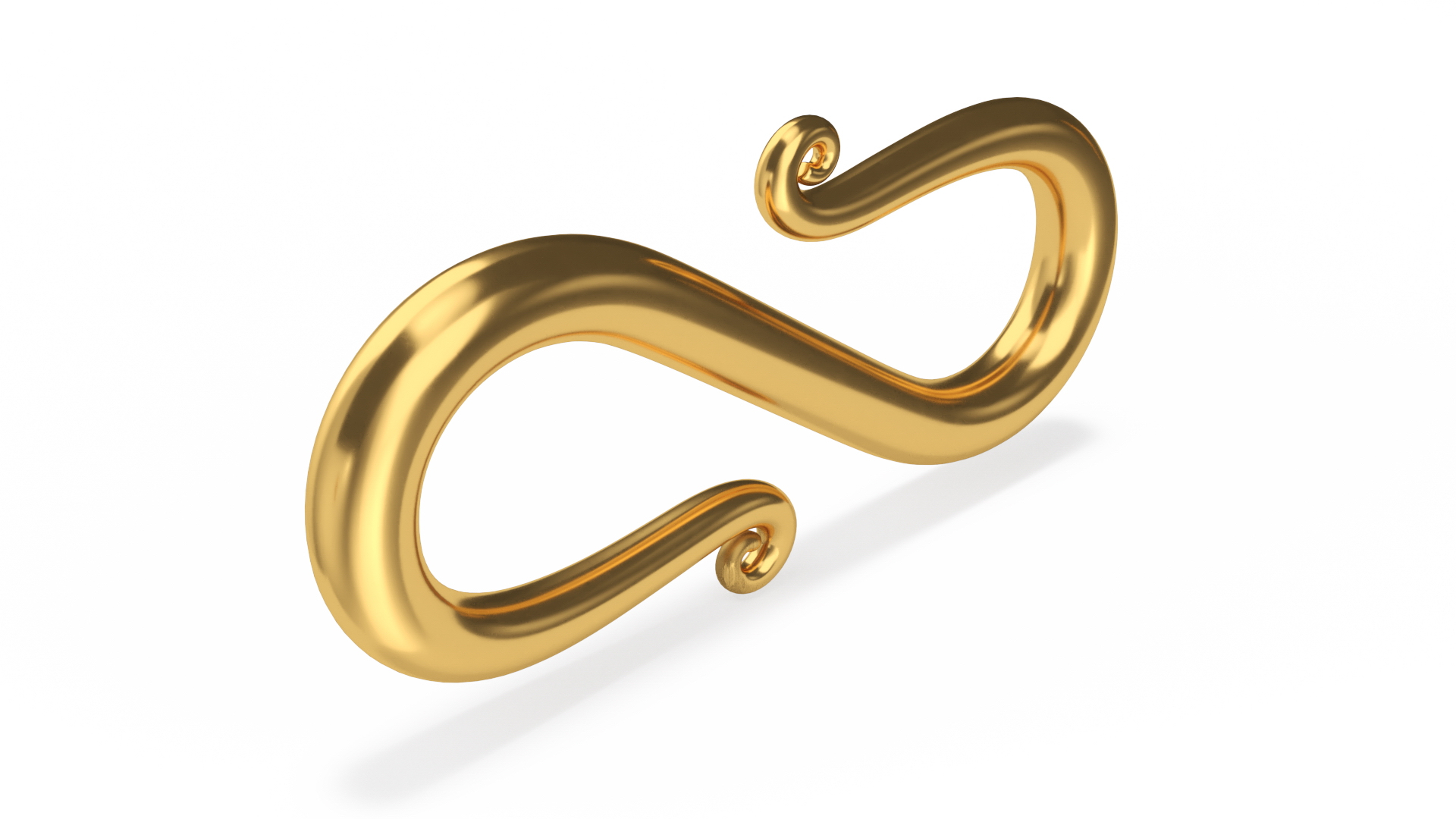 Golden Jewelry Clasps Collection 4 3D Model - TurboSquid 2166474