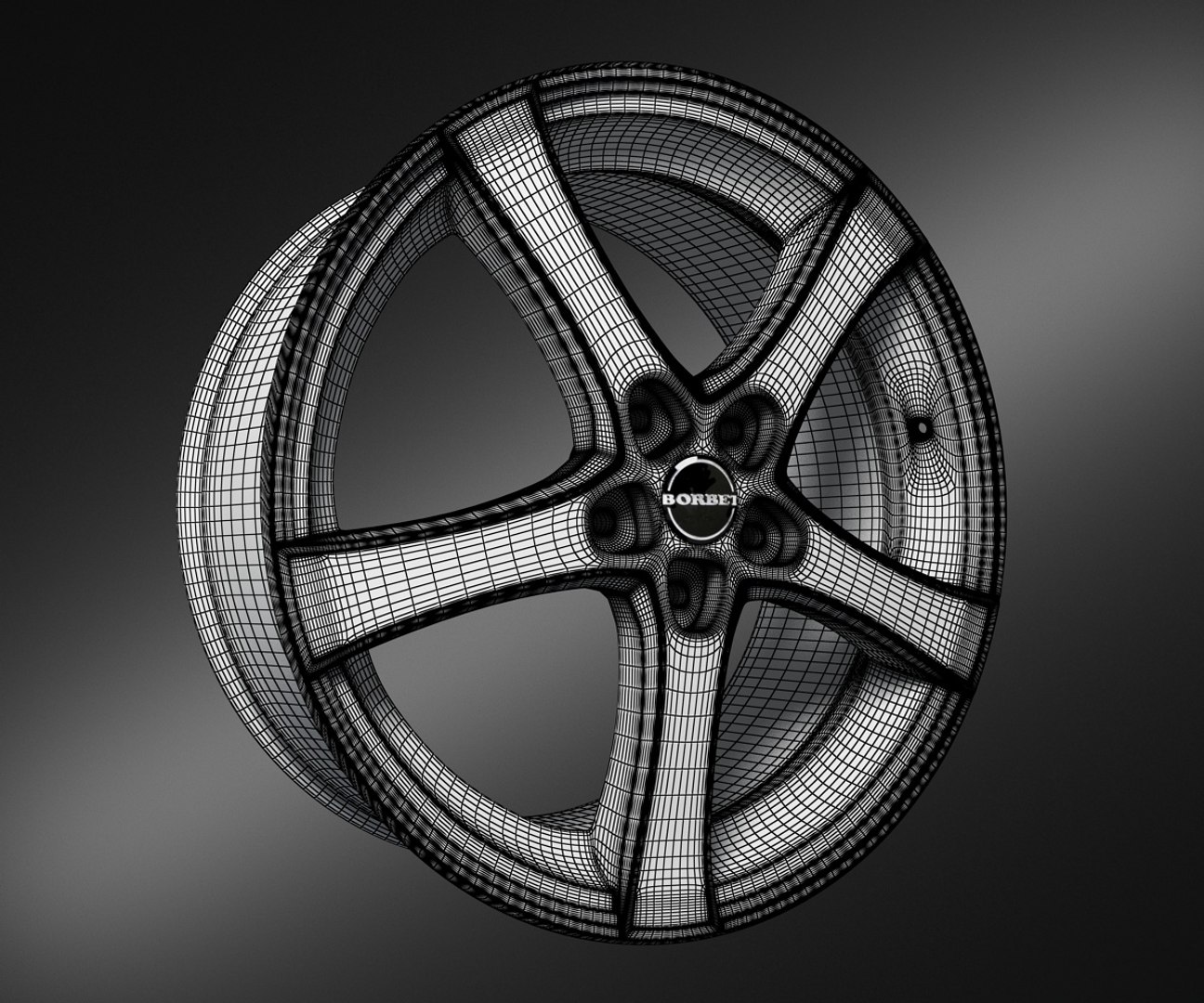 3D Borbet F2 Model - TurboSquid 1381456