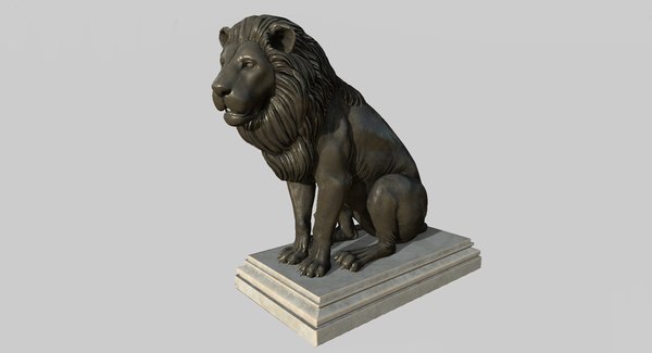 3D model statue metalic stone - TurboSquid 1402440
