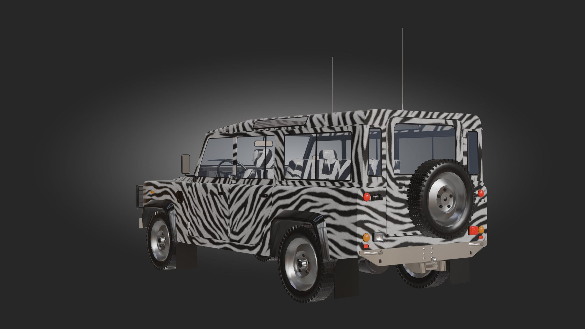 Safari Car 4x4 Low Poly 3D Model Model - TurboSquid 2311642