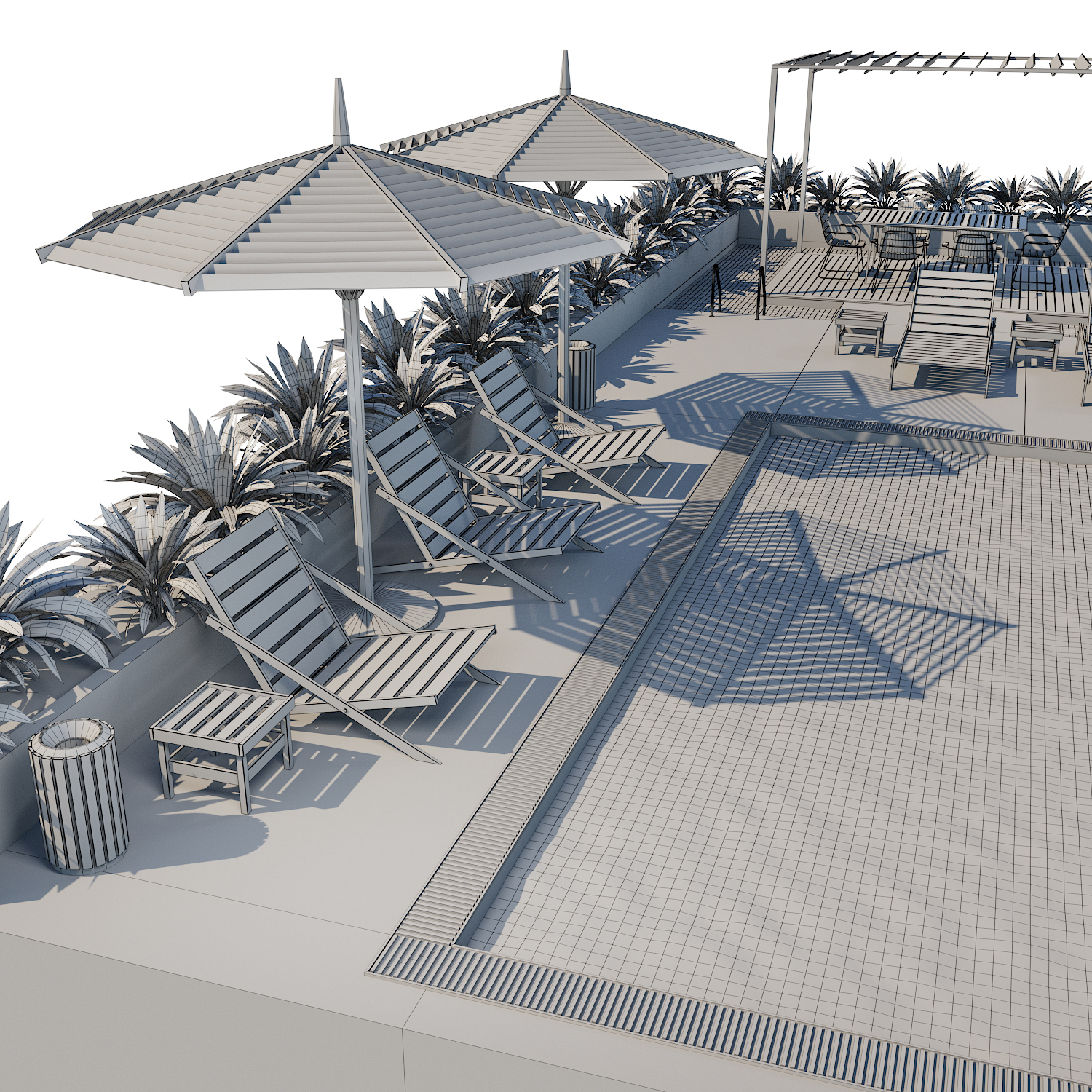 Swimming pool 3D model - TurboSquid 1724798