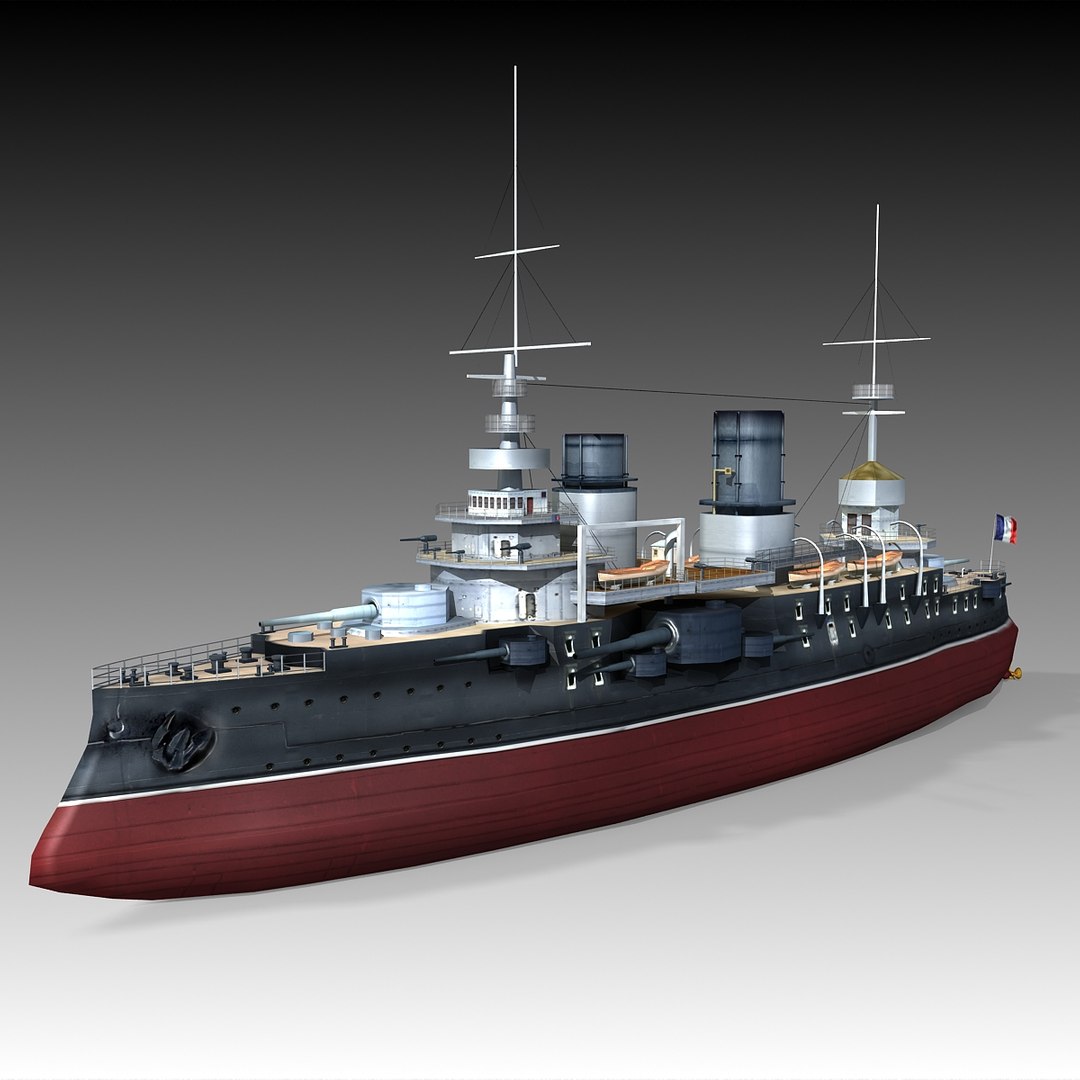 French Battleship Bouvet Gallipoli Max