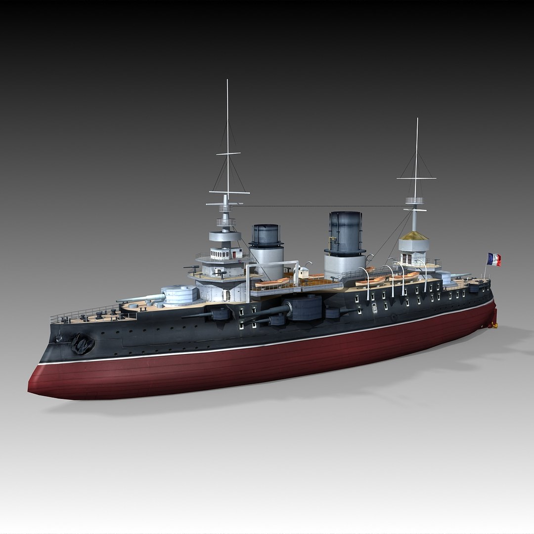 French Battleship Bouvet Gallipoli Max