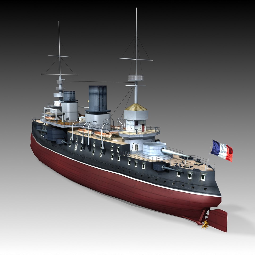 French Battleship Bouvet Gallipoli Max