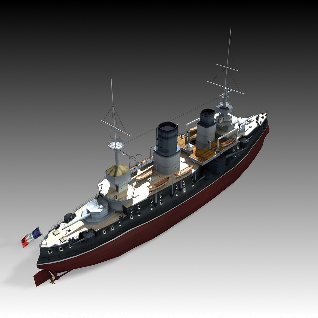 French Battleship Bouvet Gallipoli Max