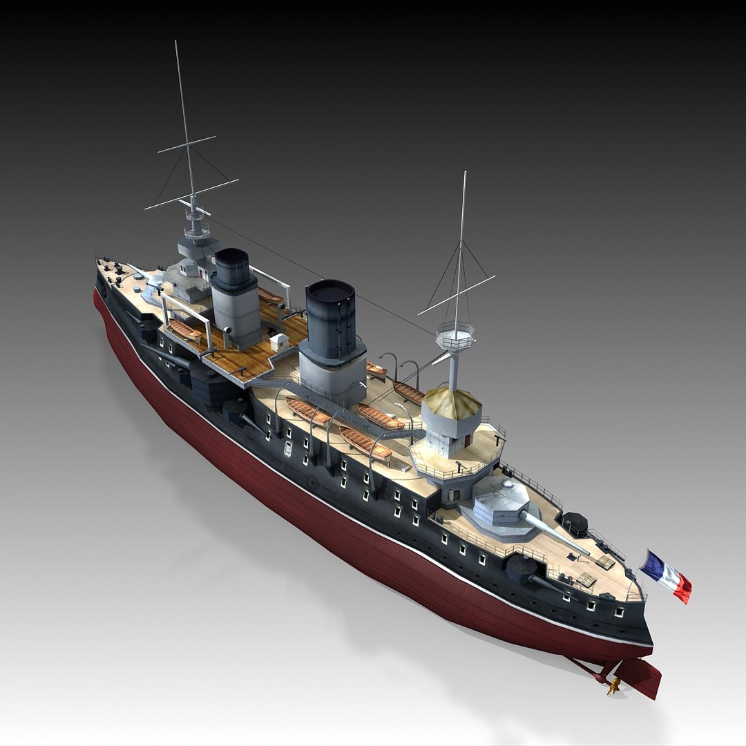 French Battleship Bouvet Gallipoli Max