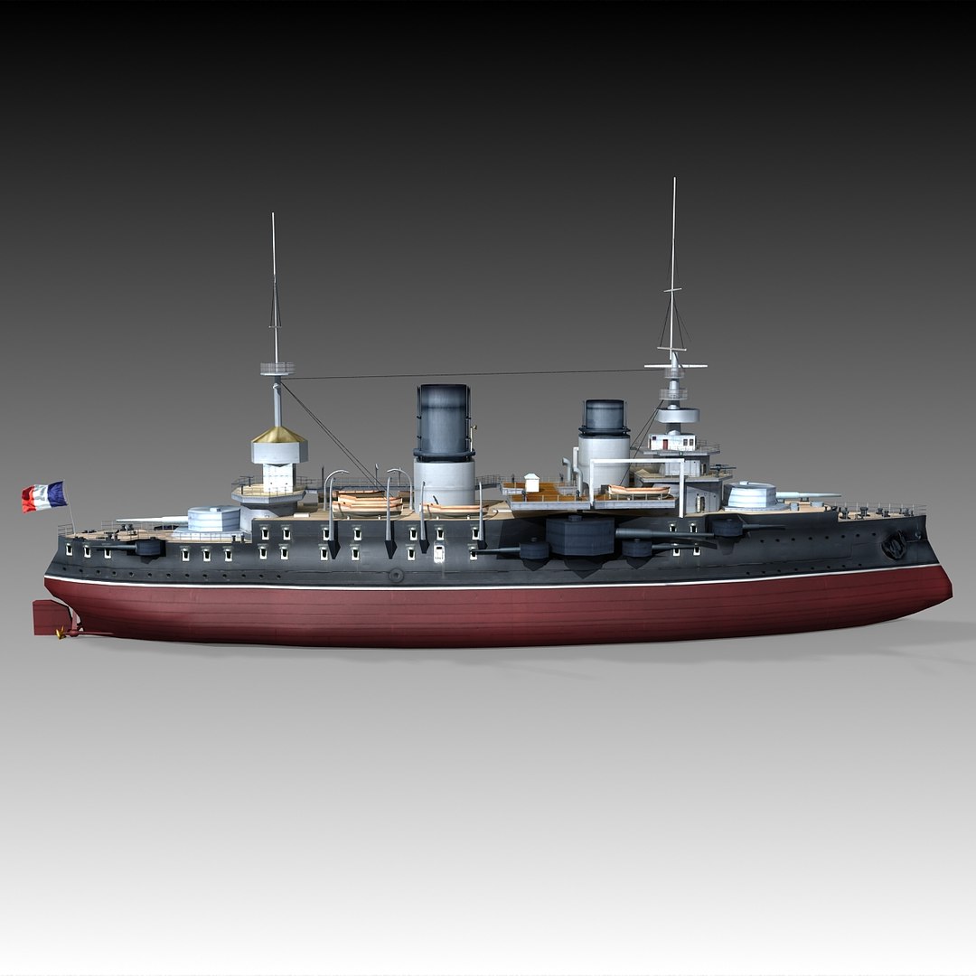 French Battleship Bouvet Gallipoli Max