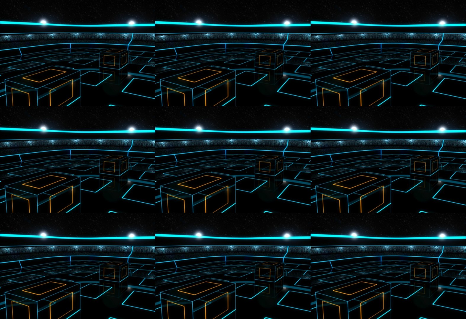 3D Science Fiction Future LED Source Plan Data Light Stadium Technology ...