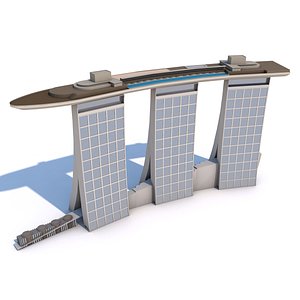 3D Singapore Marina Bay Sands Models - Browse & Download Formats ...