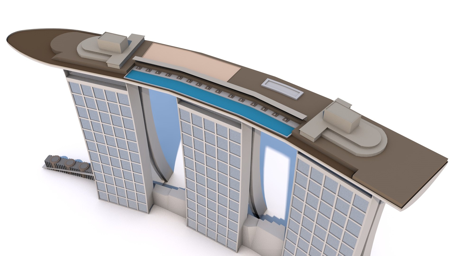 Marina Bay Sands Singapore 3D - TurboSquid 2222704