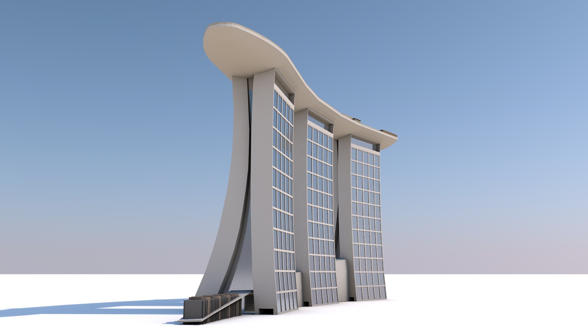 Marina Bay Sands Singapore 3D - TurboSquid 2222704