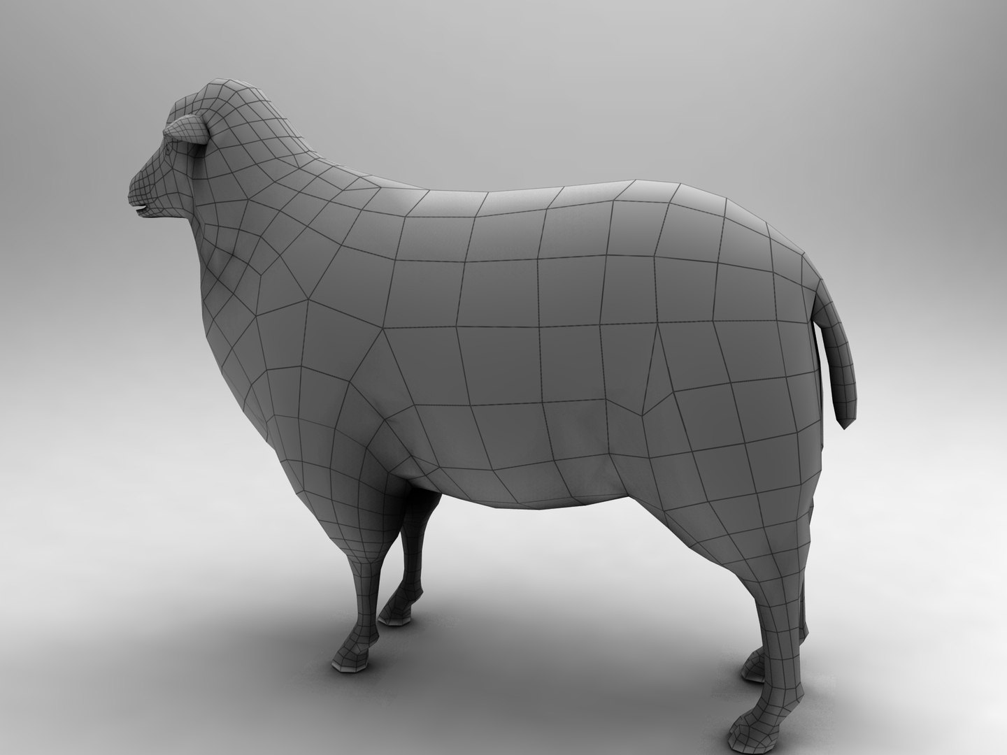 3D sheep black - TurboSquid 1194874