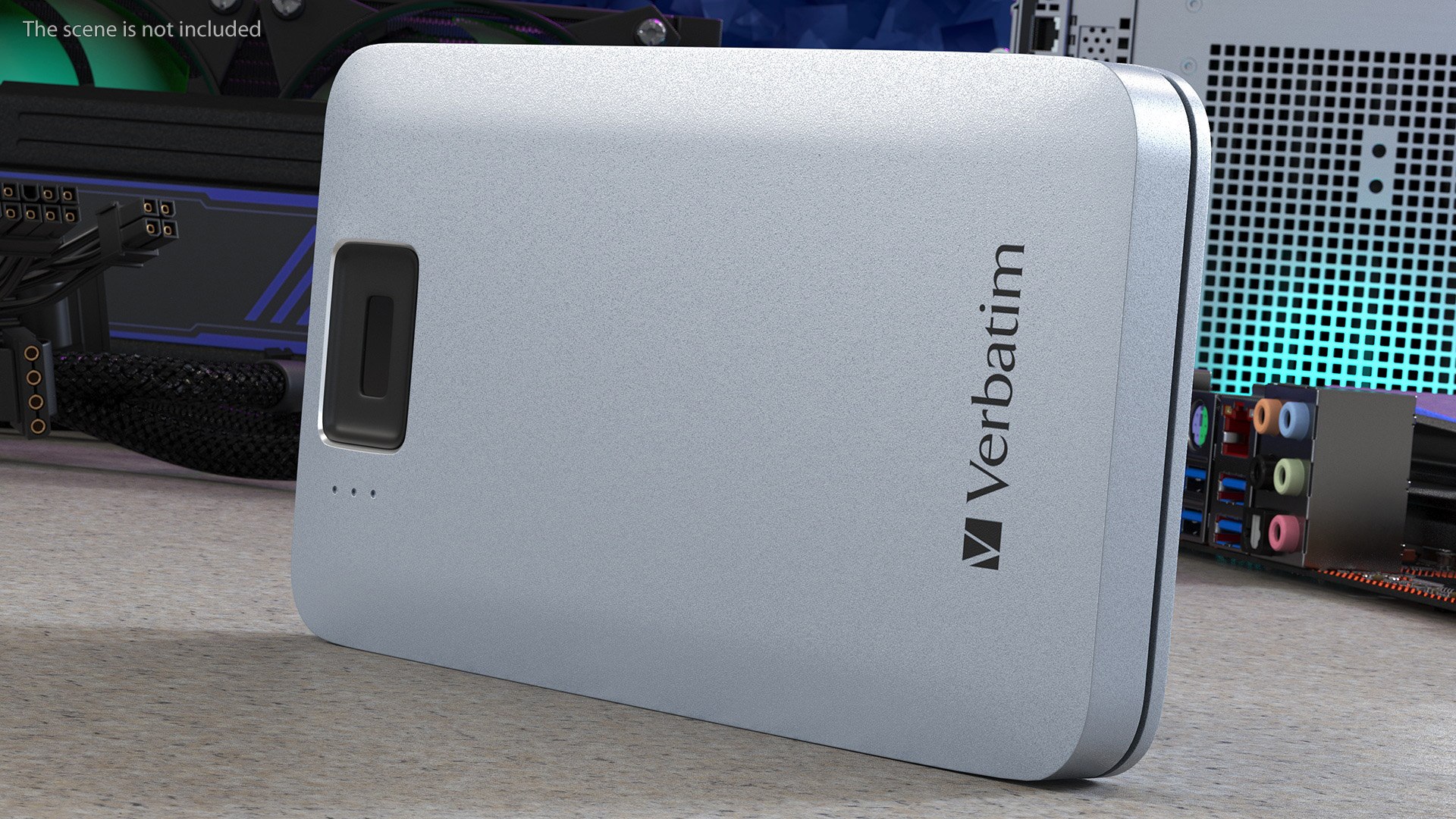 3D Verbatim Executive Fingerprint Secure HDD - TurboSquid 2091389