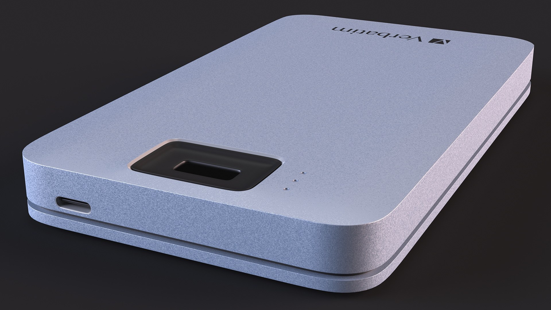 3D Verbatim Executive Fingerprint Secure HDD - TurboSquid 2091389