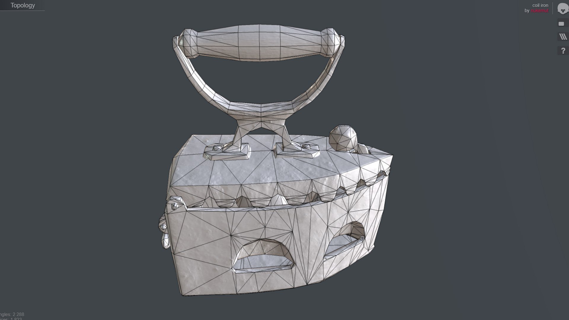 Free 3D Model Vintage Iron - TurboSquid 1887568