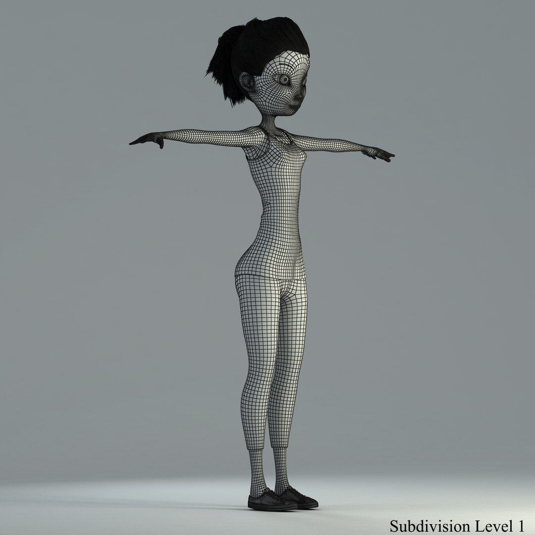 Free cartoon character model - TurboSquid 1223969