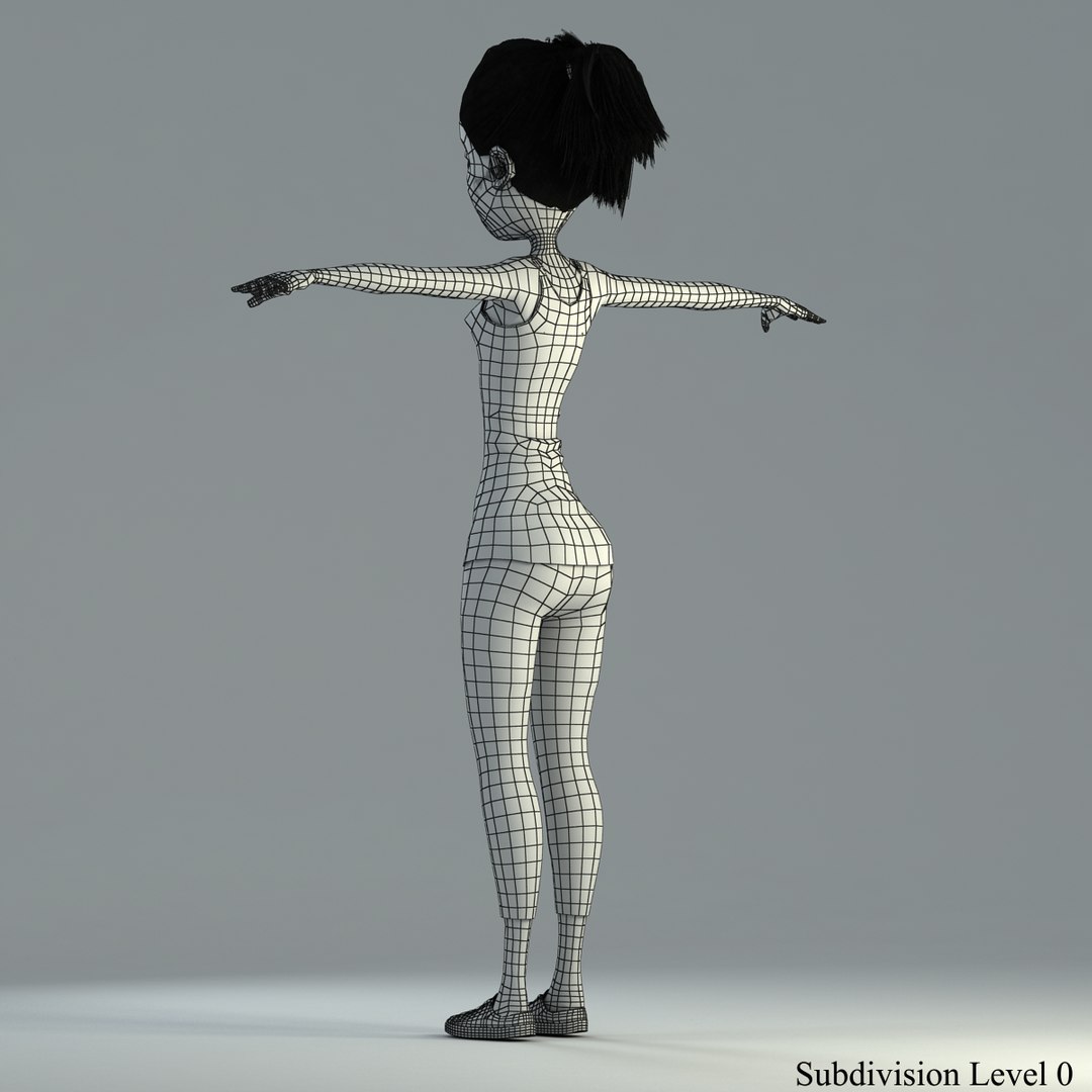 Free cartoon character model - TurboSquid 1223969