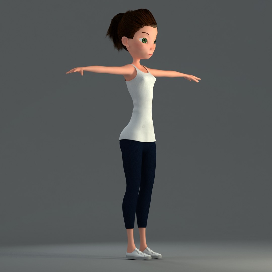 Free cartoon character model - TurboSquid 1223969