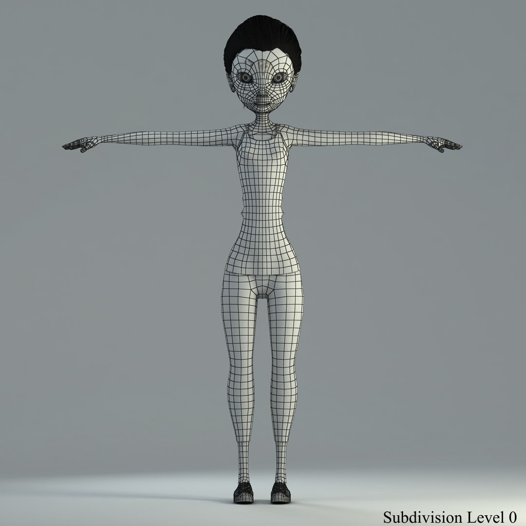 Free cartoon character model - TurboSquid 1223969