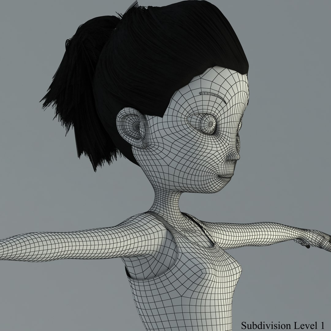 Free cartoon character model - TurboSquid 1223969