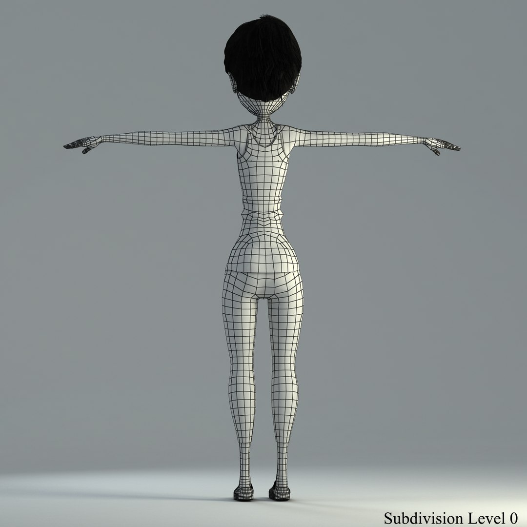 Free cartoon character model - TurboSquid 1223969