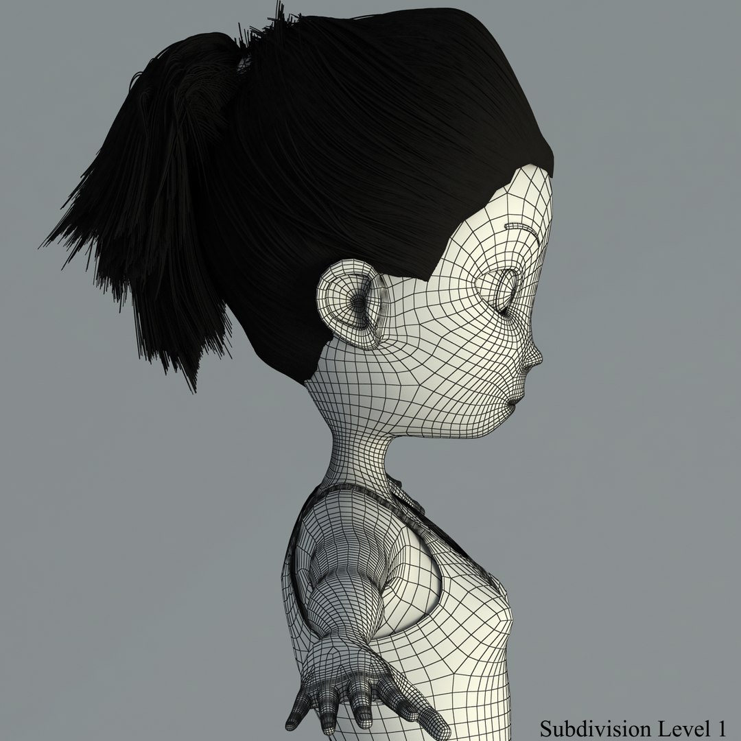 Free cartoon character model - TurboSquid 1223969