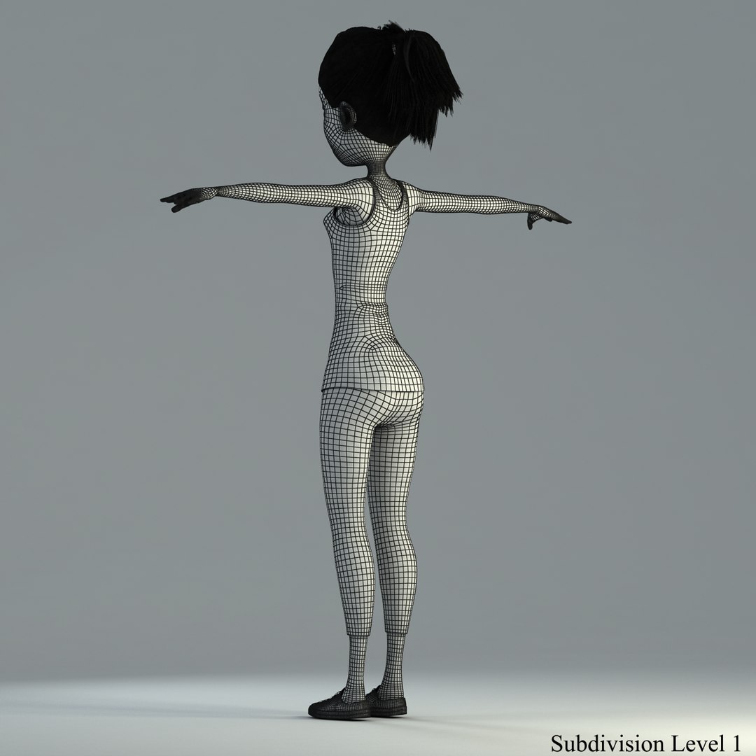 Free cartoon character model - TurboSquid 1223969