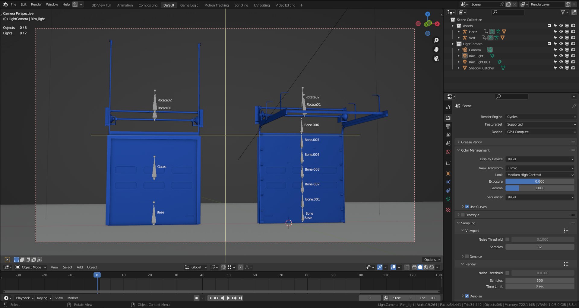 Garage Doors Animated Realtime 3D Model - TurboSquid 2215762
