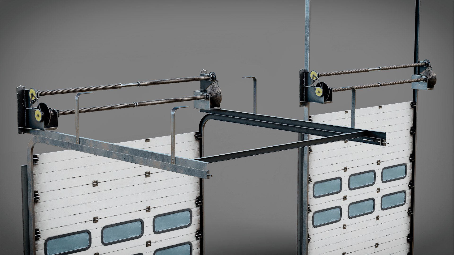 Garage Doors Animated Realtime 3D Model - TurboSquid 2215762