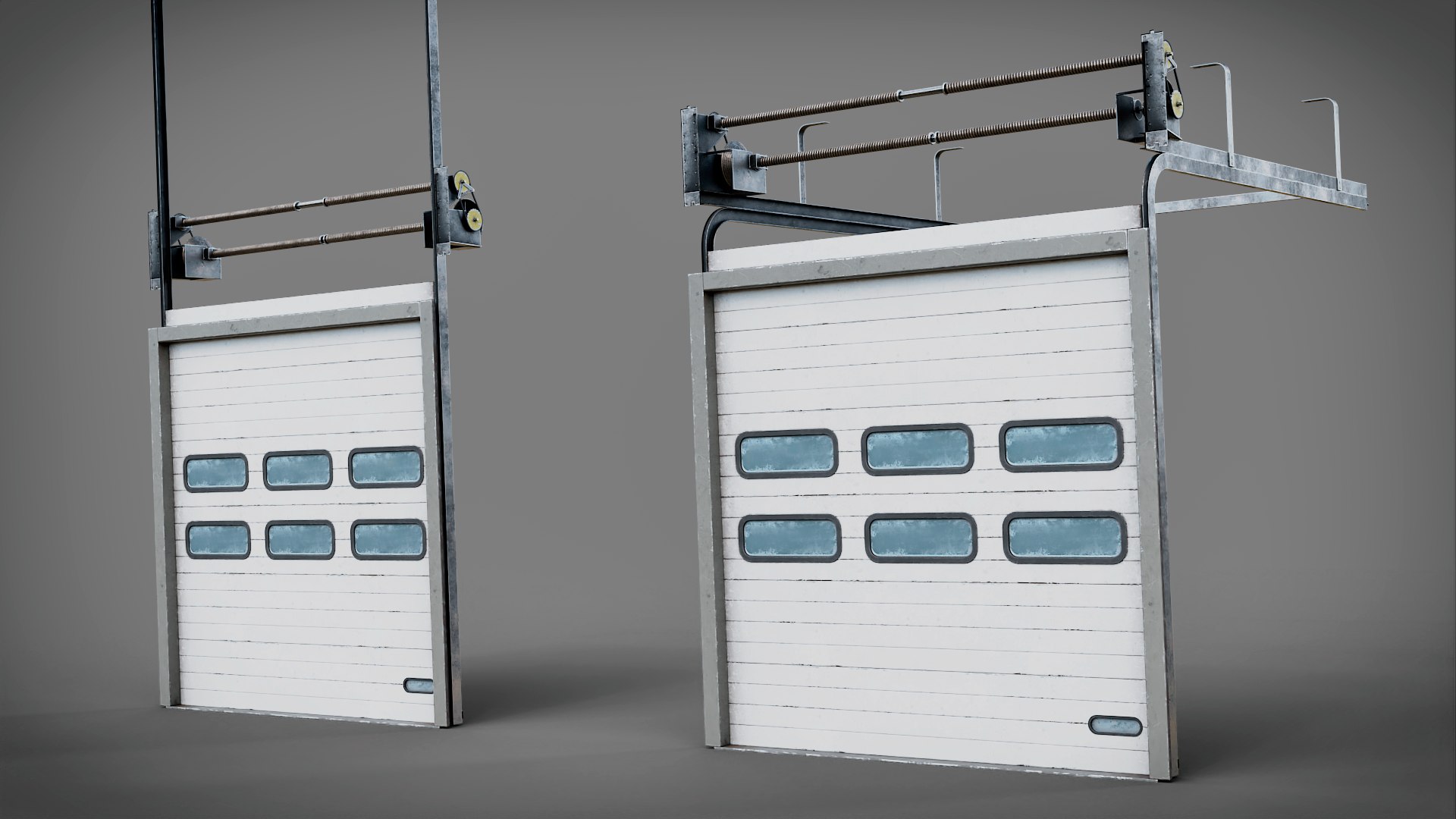 Garage Doors Animated Realtime 3D Model - TurboSquid 2215762