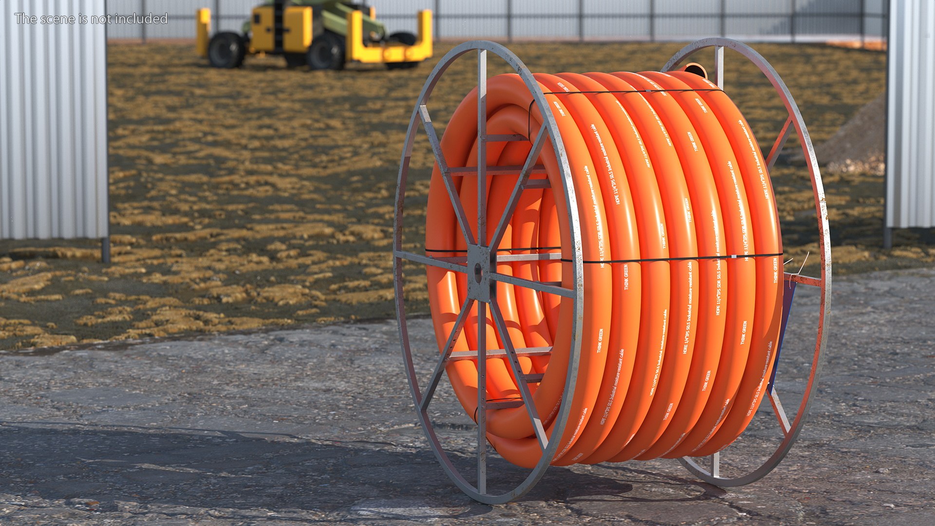 Conduit Reel Pipe 3D - TurboSquid 1684427