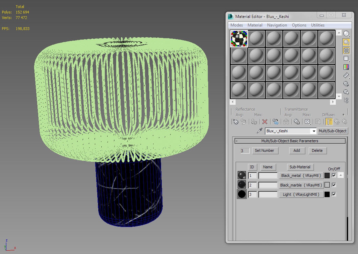 3d Blux - Keshi Model