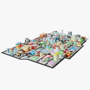 Cartoon City 3D Models for Download | TurboSquid