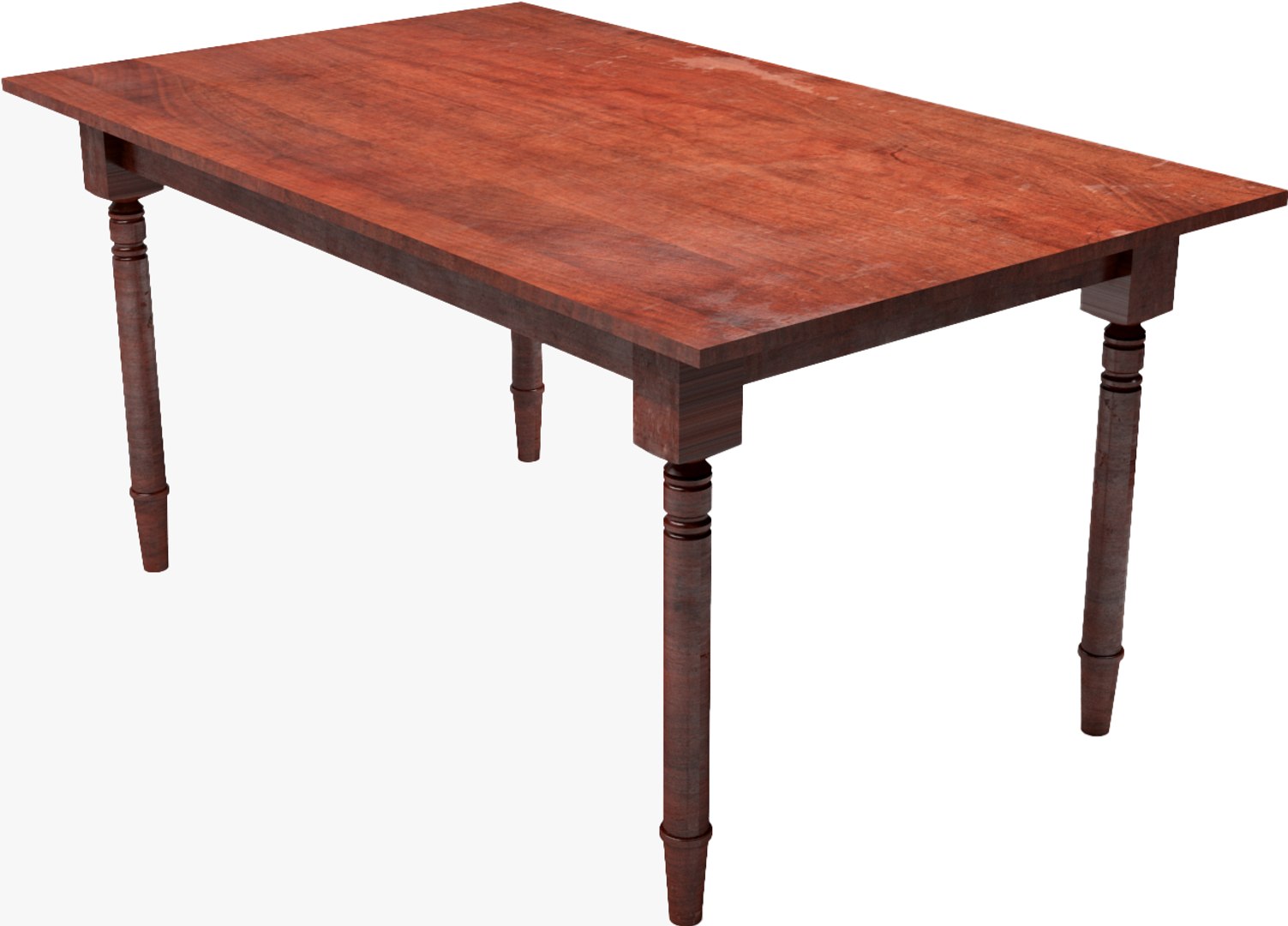 Low Poly Dining Table Old Model - TurboSquid 1926328