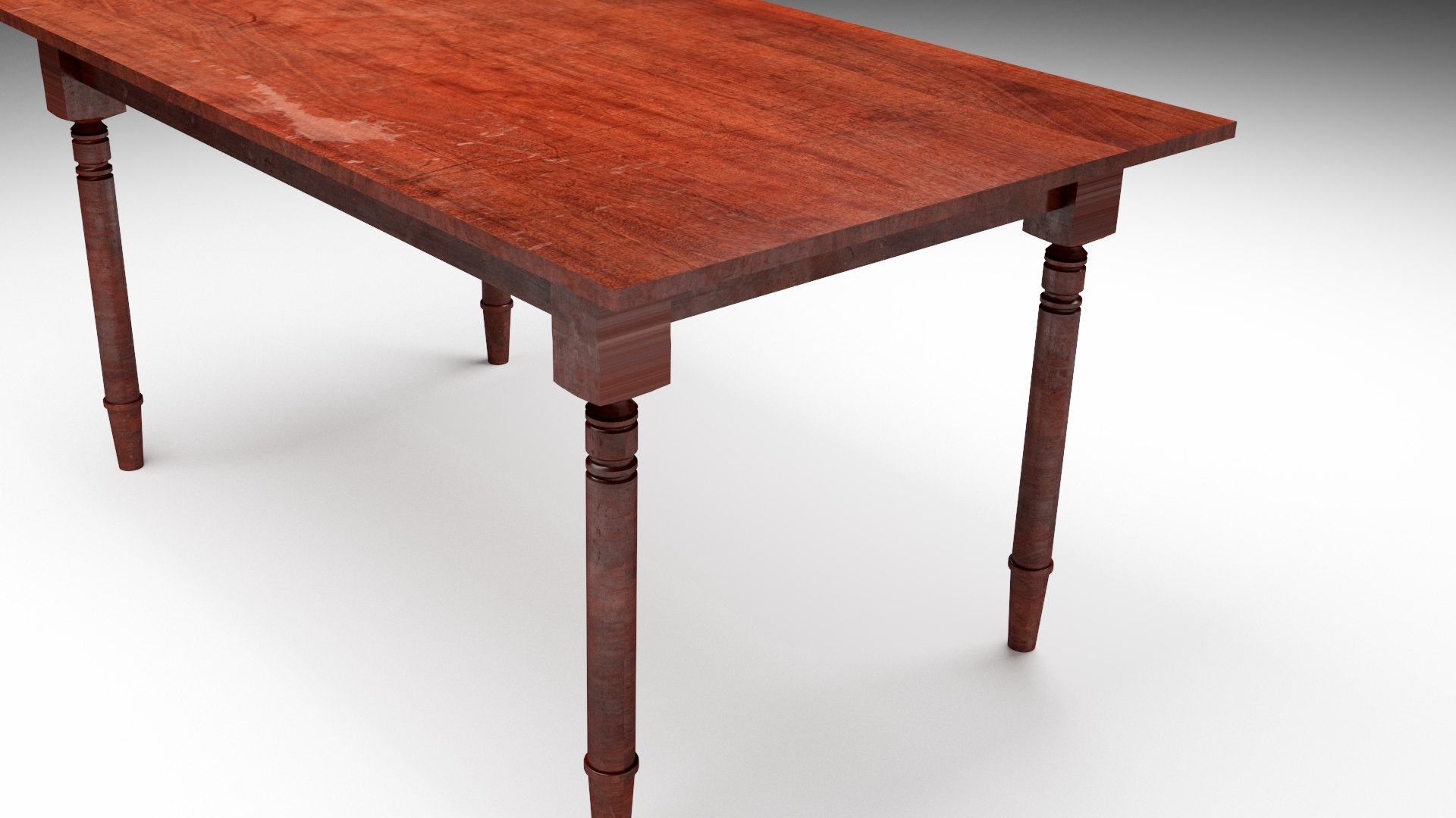 Low Poly Dining Table Old Model - TurboSquid 1926328